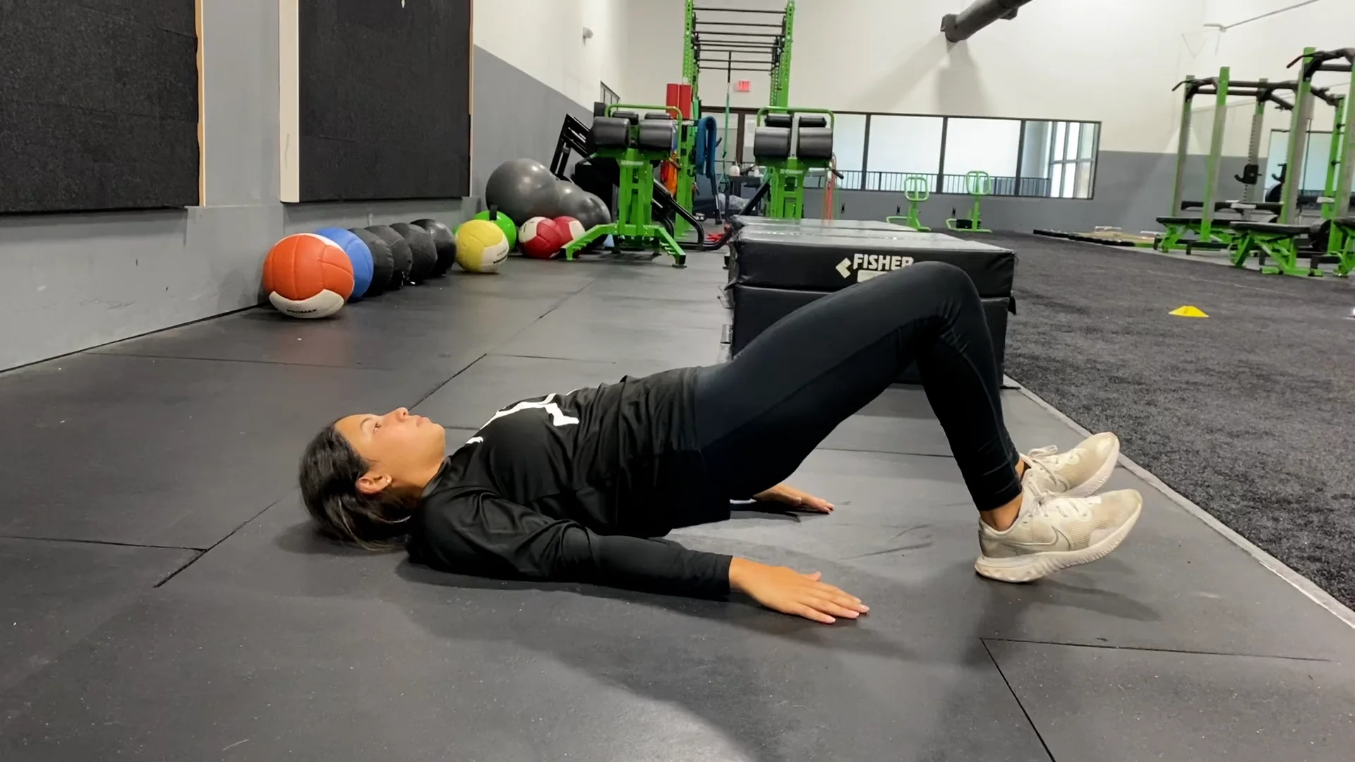 Softball Strength: Glute Bridge w Knee Drive | Wasserman Strength
