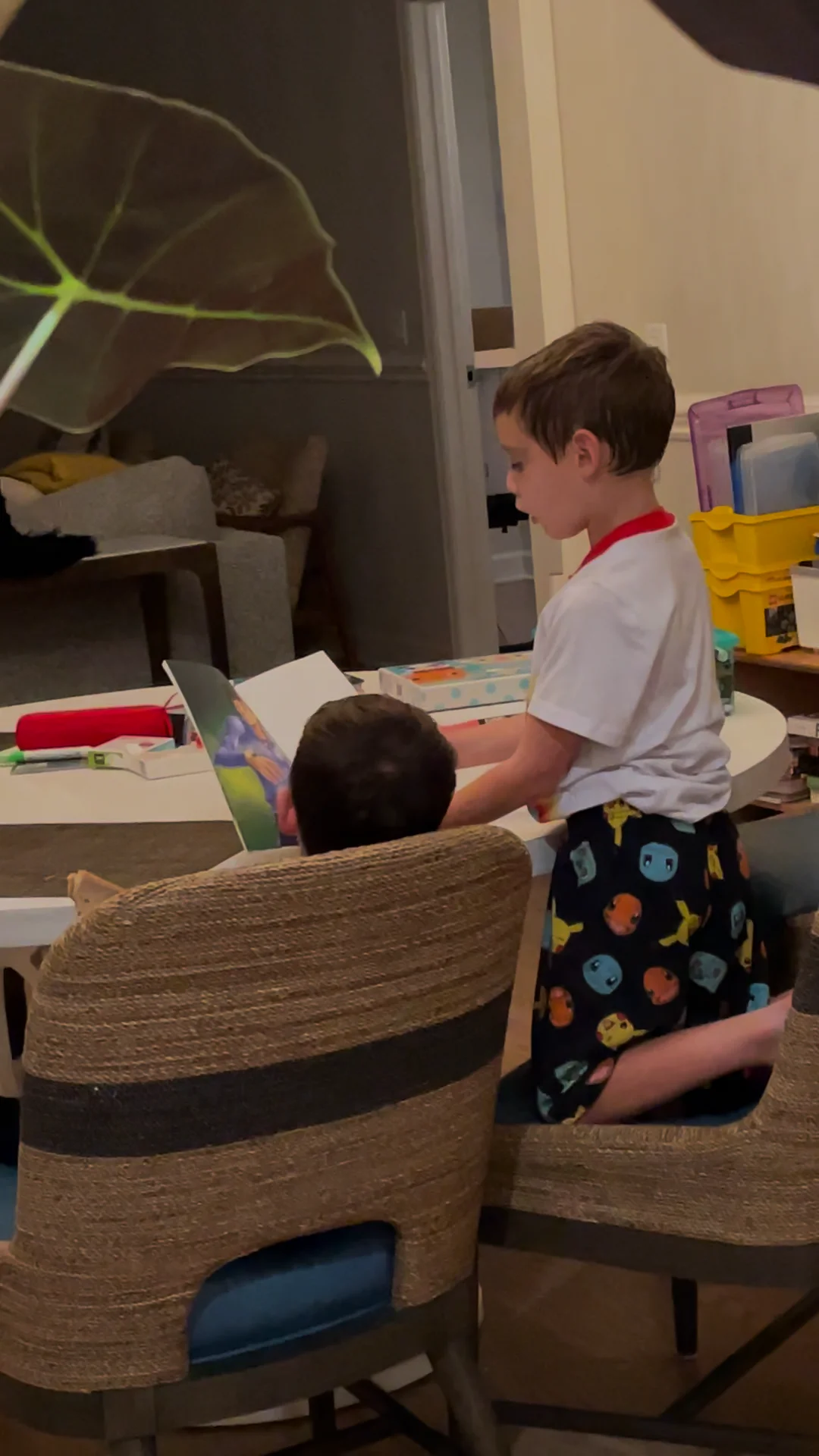 Ari reads to Ethan on Vimeo