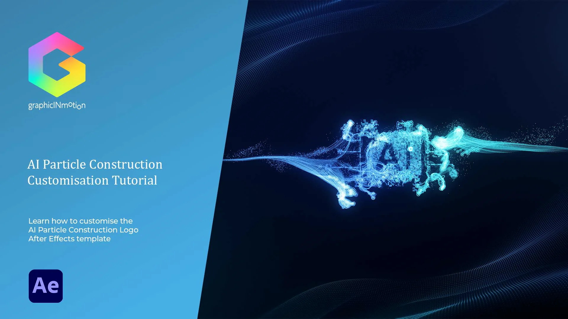 AI Particle Construction Logo Reveal Customisation - After Effects ...