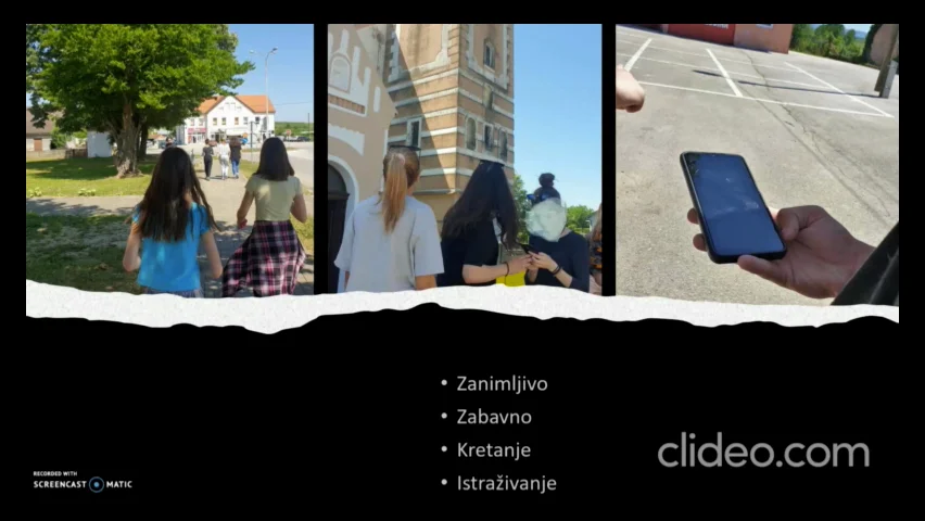 Example of using Actionbound in Mathematics lessons 2 - Kids in Clouds ...