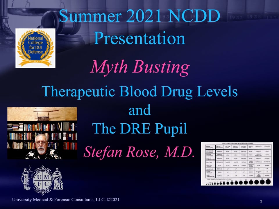 Standardized Field Sobriety Tests (SFST’s) Videos - University Medical ...