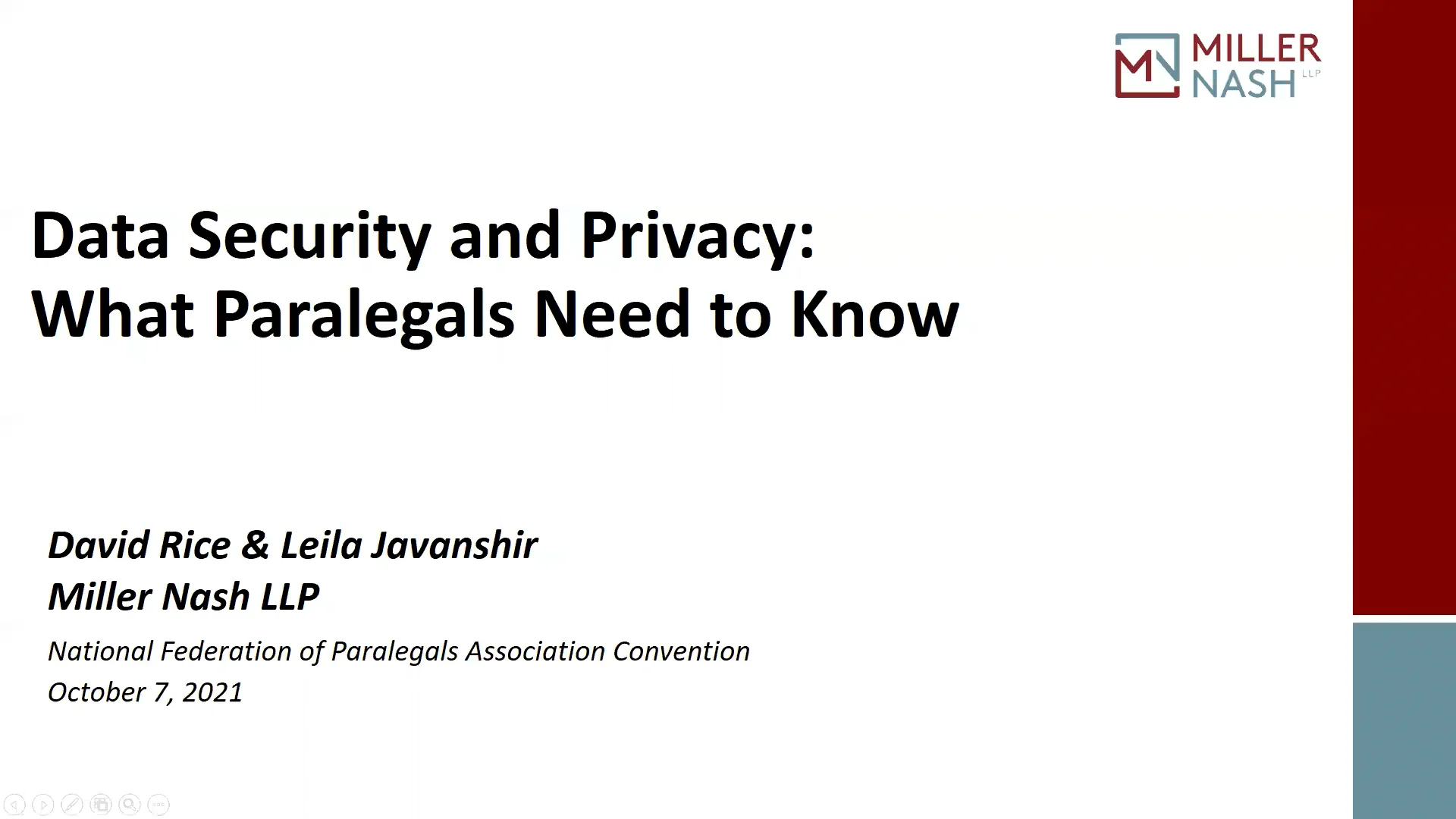 Session 1. Track 2 - Corporate Security And Data Privacy.mp4 on Vimeo