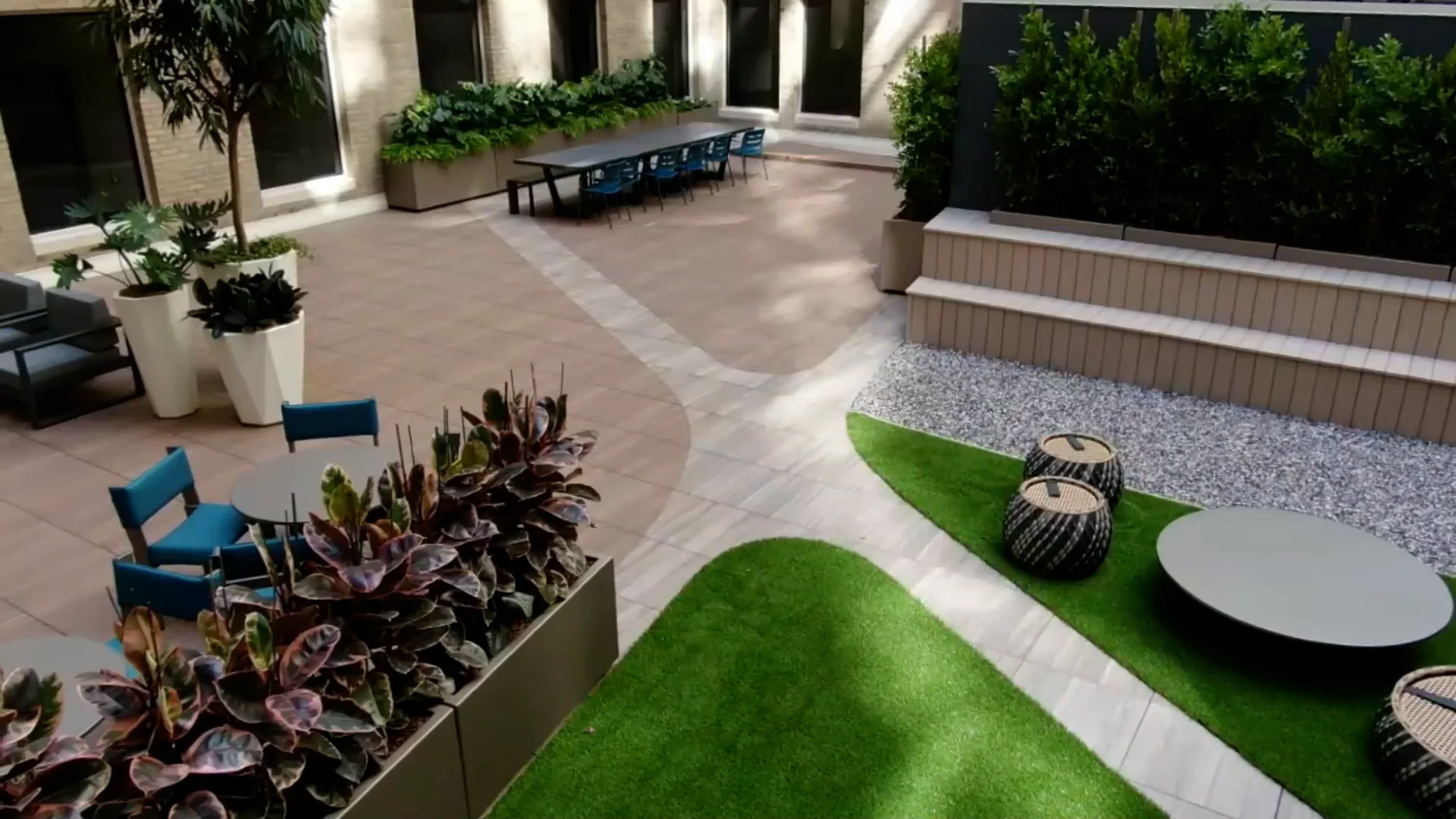 Swig Office Building – Amenity Deck on Vimeo