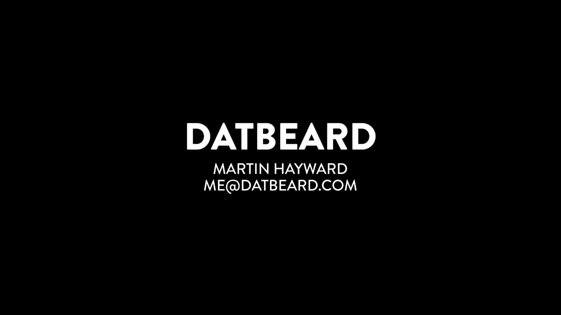 Martin Hayward 2021 Reel on Vimeo