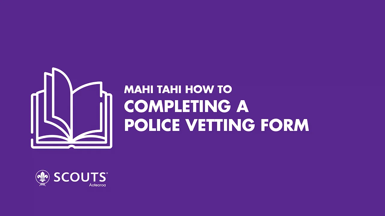 Completeing a Police Vetting Form