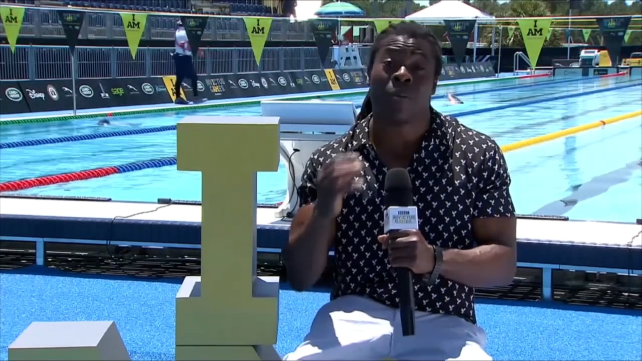 Ade Adepitan TV presenter journalist Paralympic wheelchair basketball ...