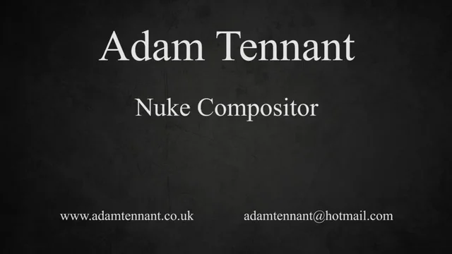 Adam Tennant Compositing Showreel on Vimeo