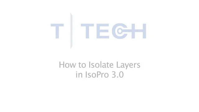 How to Isolate Layers in IsoPro on Vimeo