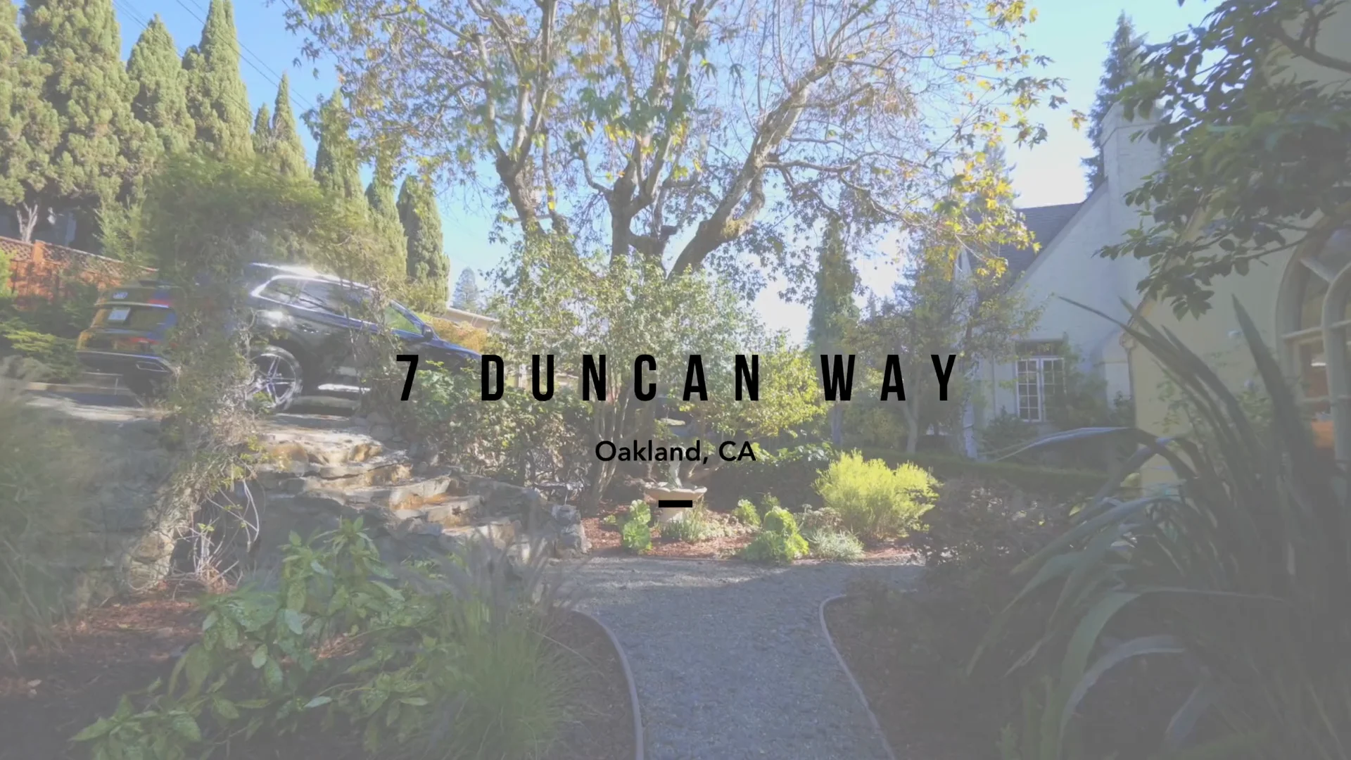 7 Duncan Way, Oakland 94611 on Vimeo