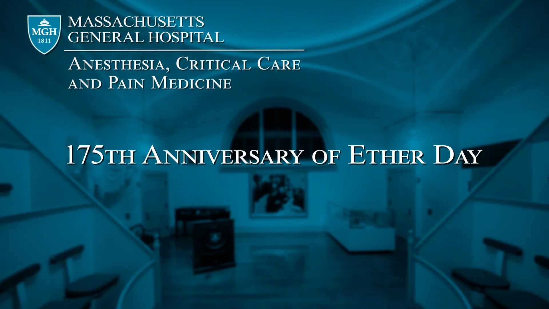 175th Anniversary of the First Public Demonstration of the Use of Ether ...