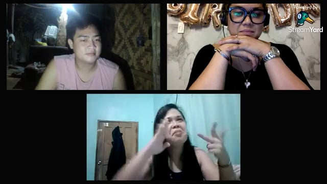 Filipino Deaf Vloggers: hello everyone live • Philippine deaf community ...