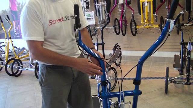 StreetStrider Workshop: ETX Arm Lever Adjustments on Vimeo