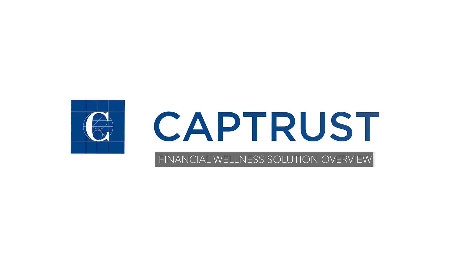 CAPTRUST's Financial Wellness Solution for Plan Sponsors on Vimeo