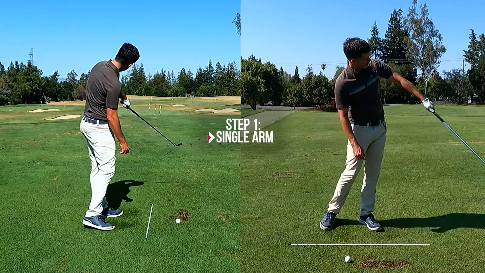 Block the trail arm throw