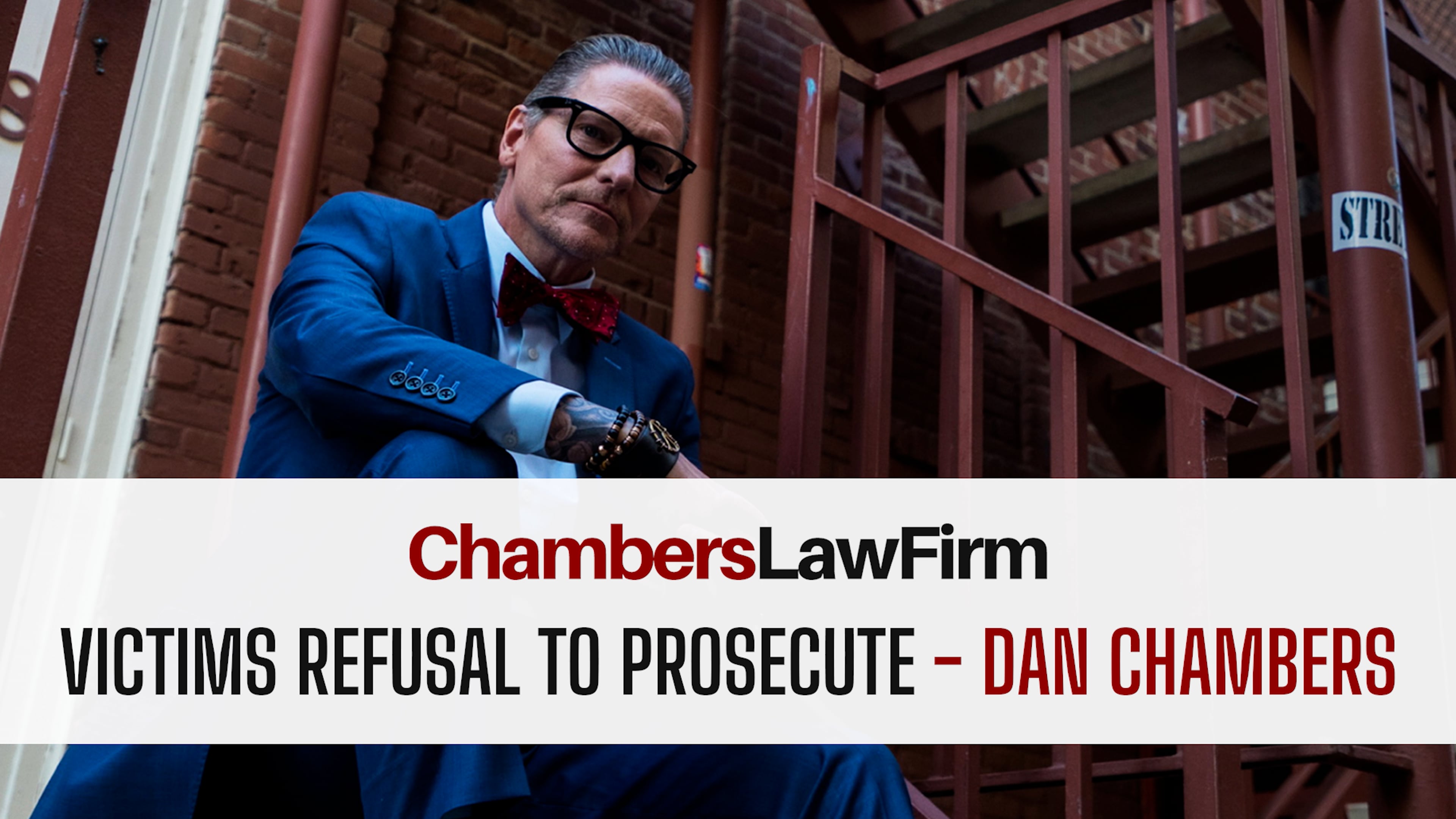 Victims Refusal to Prosecute - Dan Chambers on Vimeo