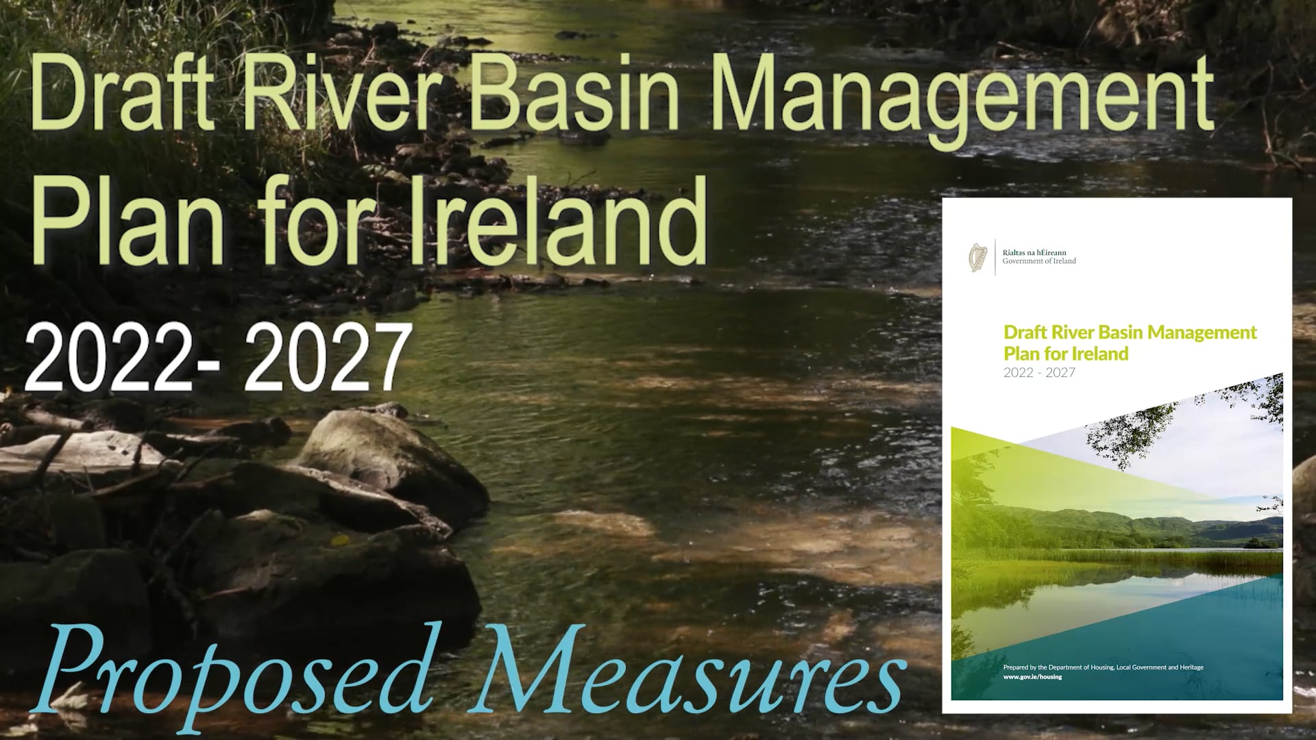 Programme of Measures on Vimeo