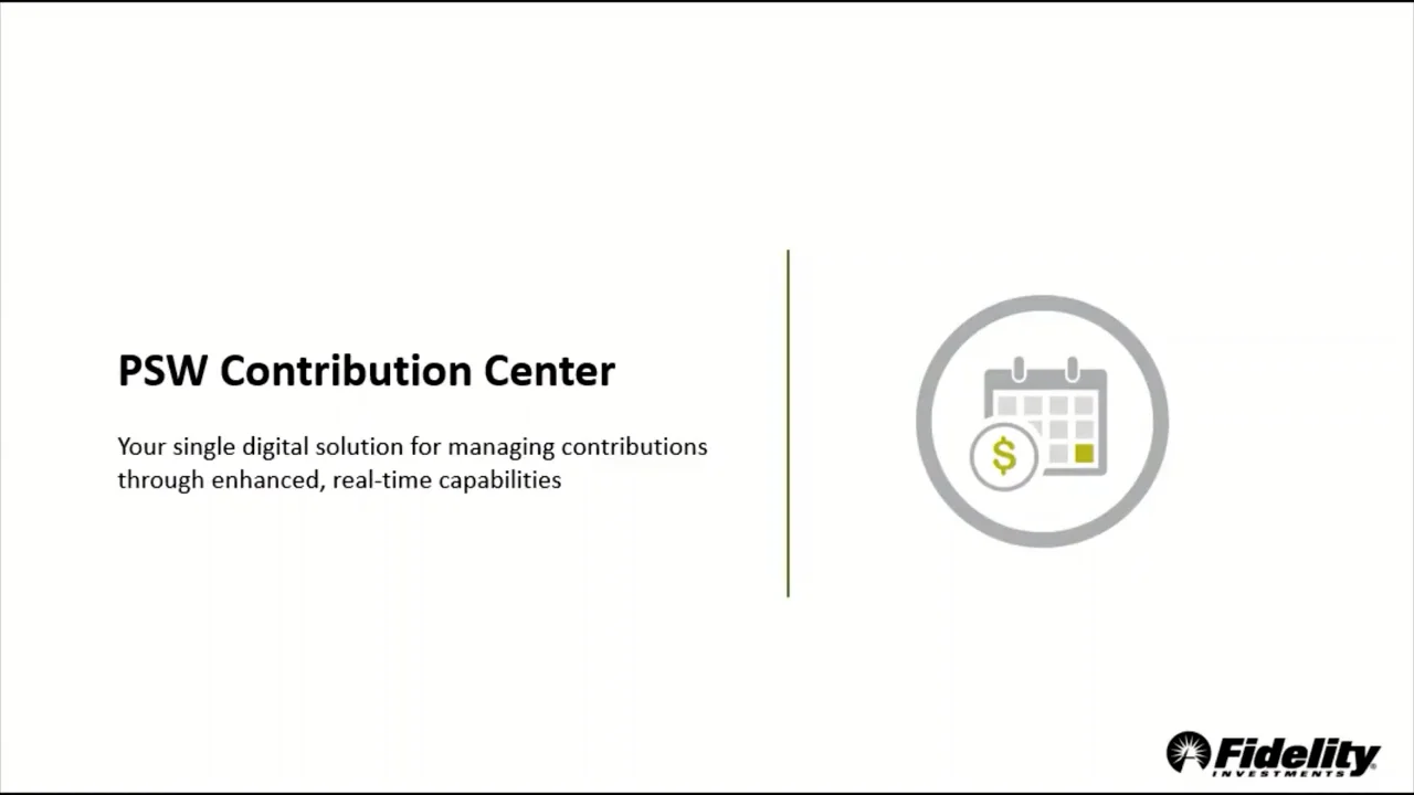 Contribution Center on Vimeo