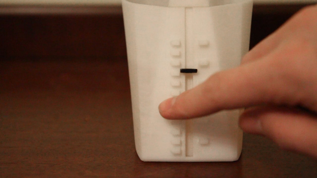 Tactile Measuring Cup for Blind Accessibility on Vimeo