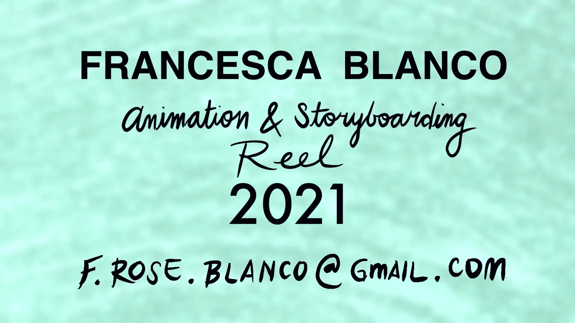 Francesca_Short_Animation_Reel_2021 on Vimeo
