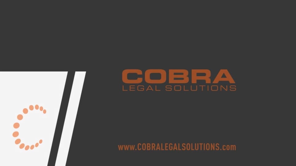 Cobra Legal Solutions - Case Study, Pharmaceutical Company on Vimeo