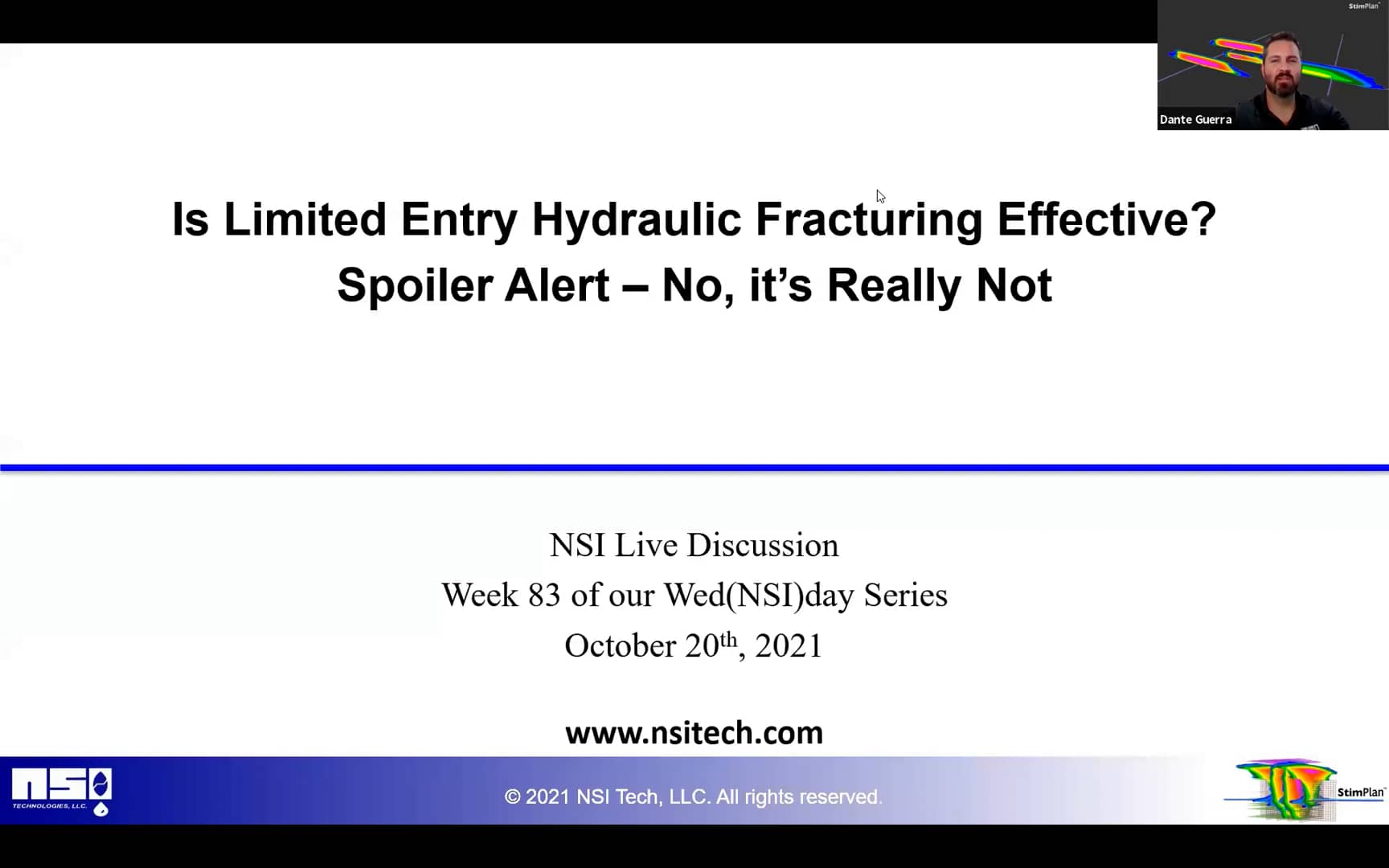 Wed(NSI)day - 10/20/21 - Is Limited Entry Hydraulic Fracturing ...