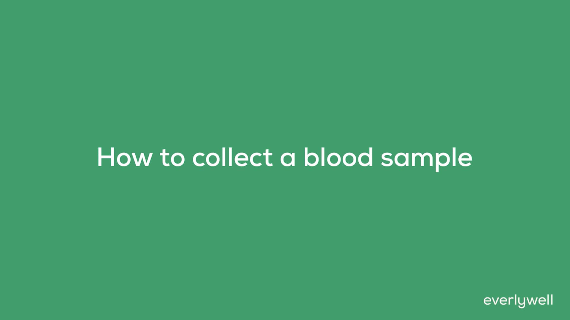 Everlywell - Blood Cassette Sample Collection on Vimeo