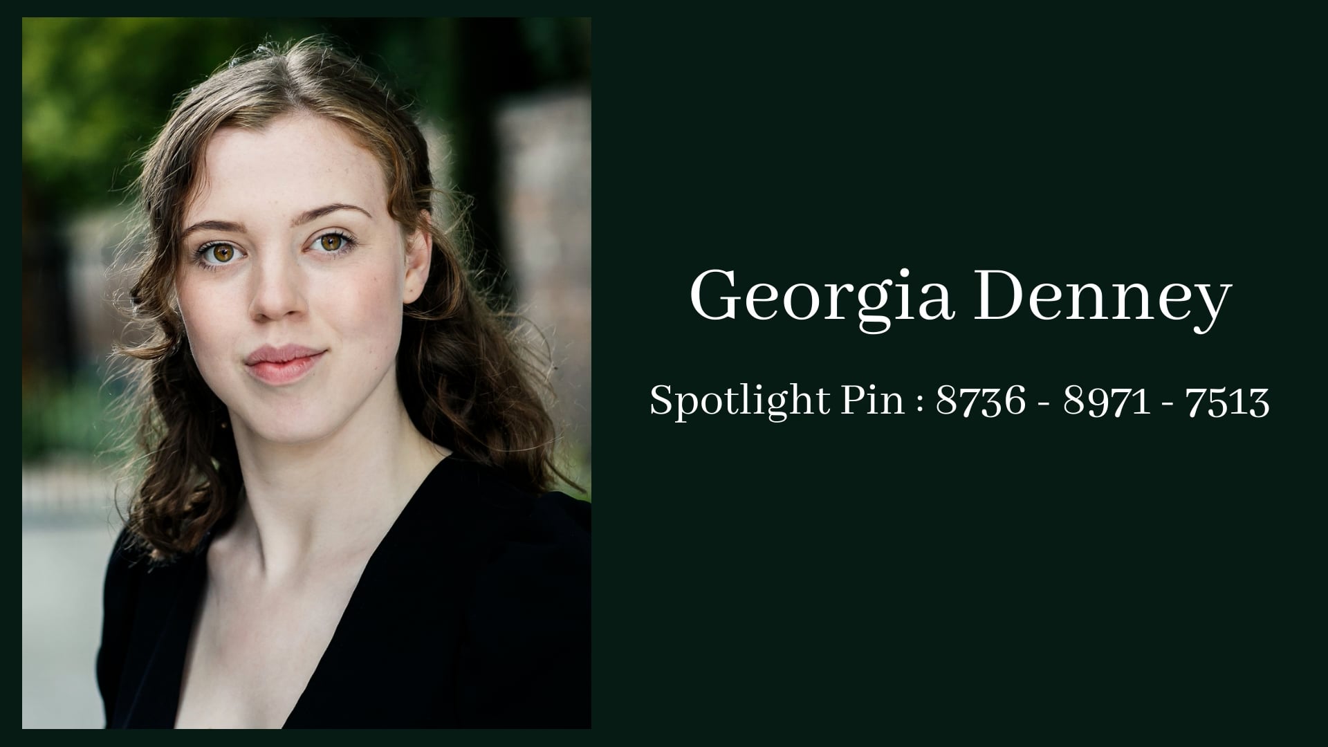 Georgia Denney - Vocal Reel on Vimeo