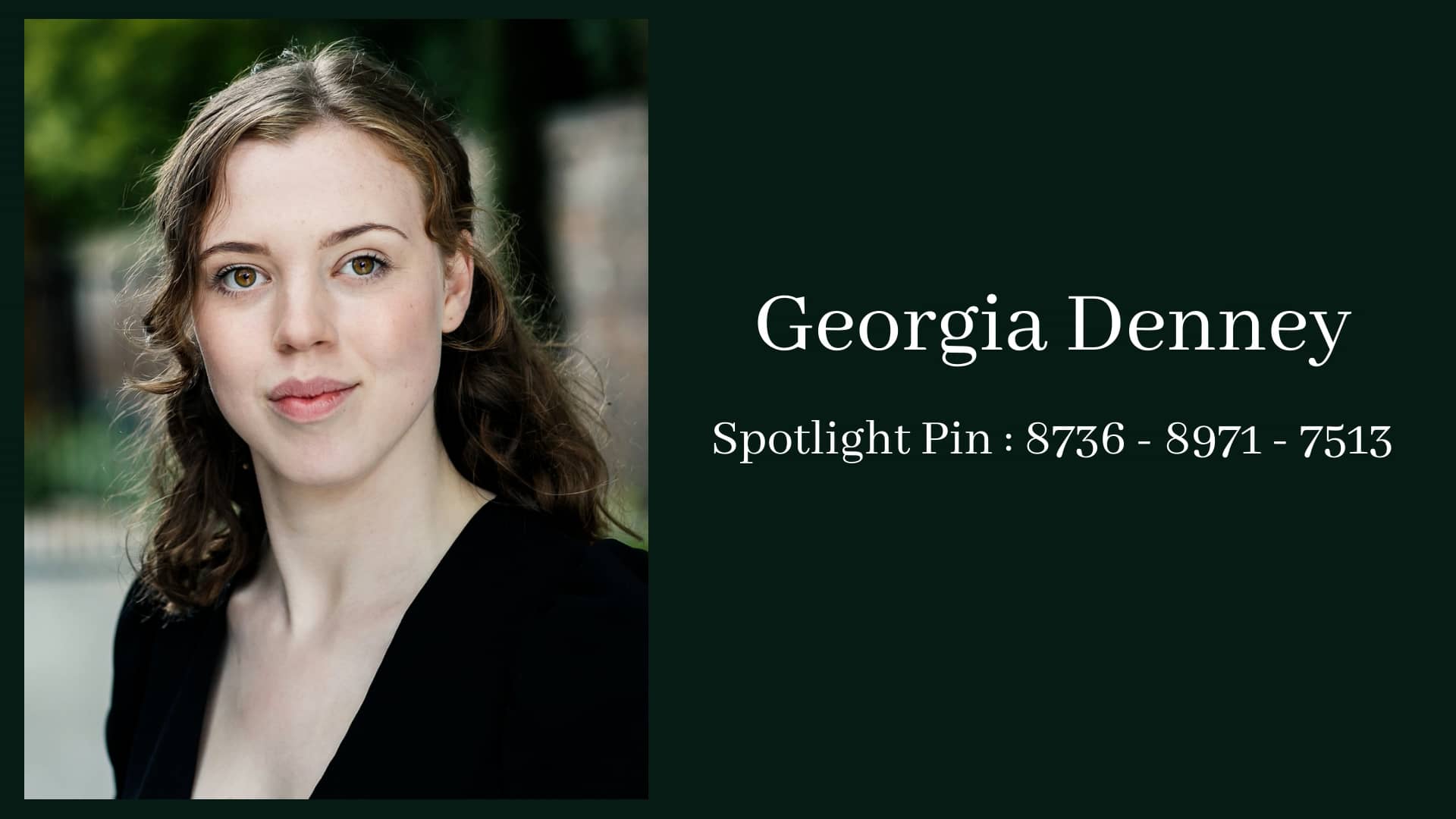 Georgia Denney - Vocal Reel on Vimeo