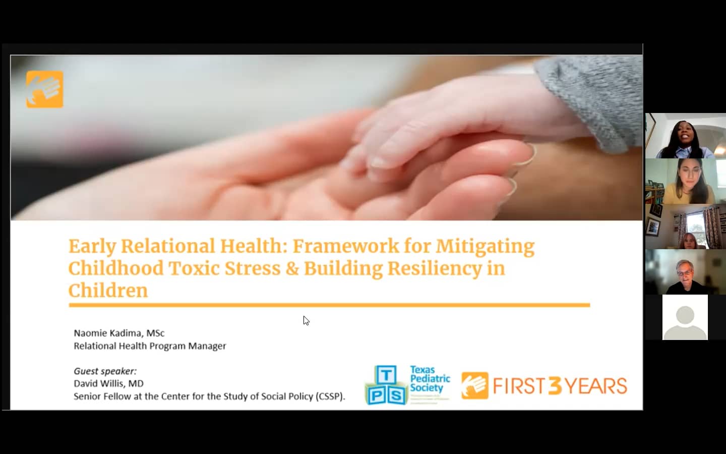 Early Relational Health: Framework for Mitigating Childhood Toxic ...