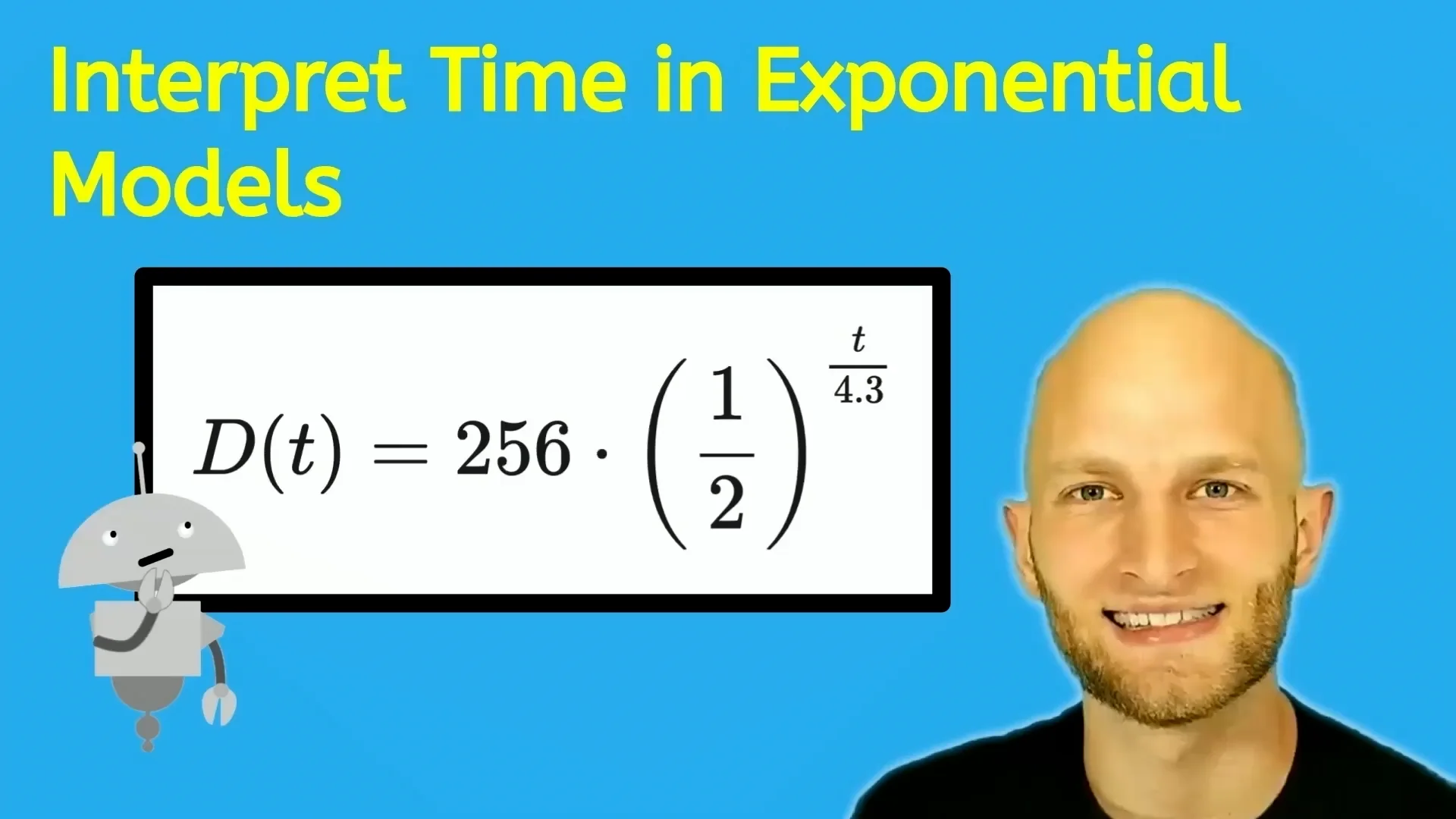 Interpret Time in Exponential Models