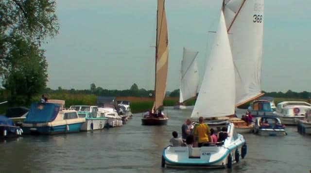 Three Rivers Race near Ludham Bridge River Ant Norfolk UK on Vimeo