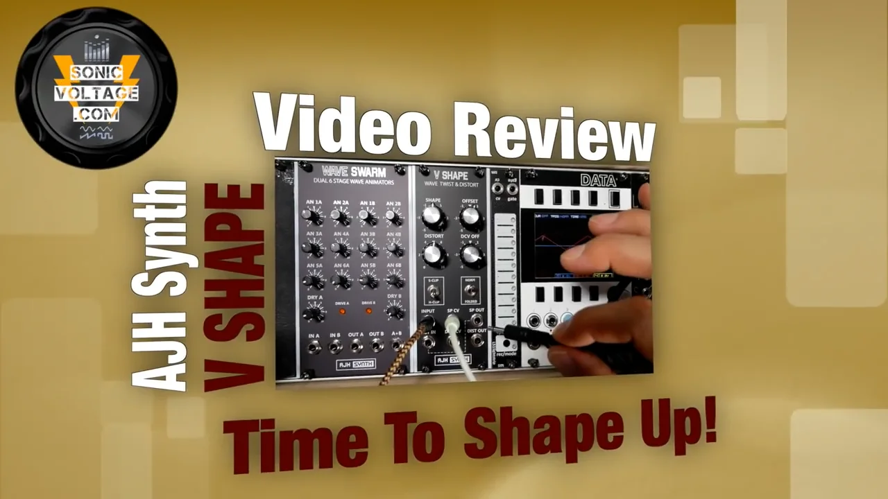 AJH Synth V Shape Review Waveshaper Distortion Eurorack Module Demo ...