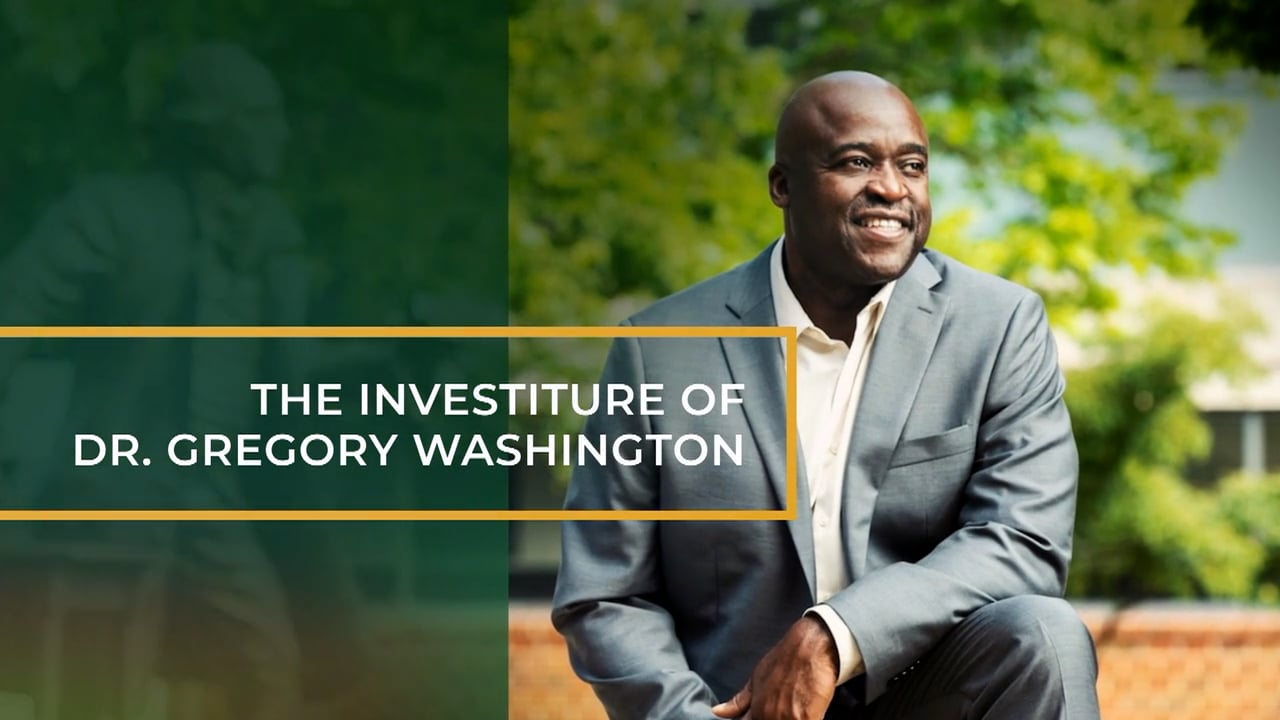 The Investiture of Dr. Gregory Washington on Vimeo