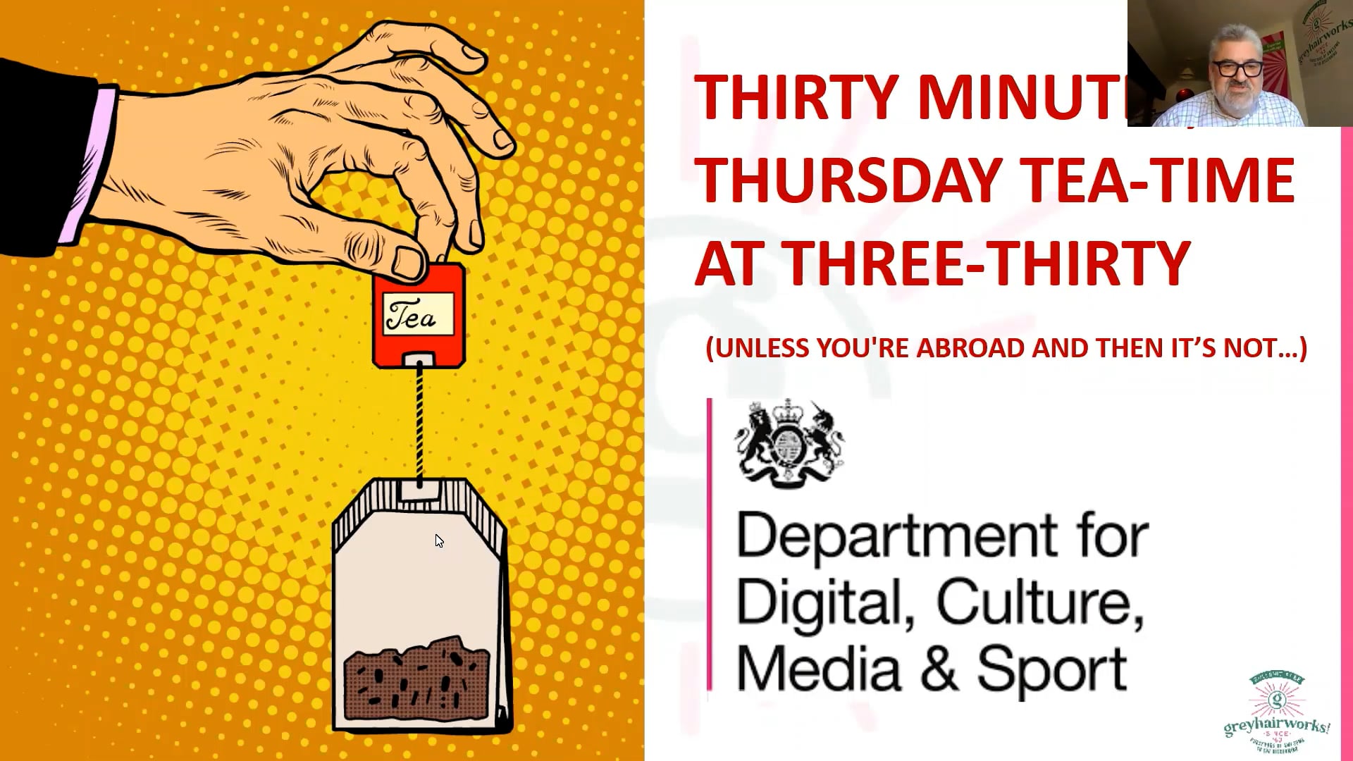 Thursday Tea-Time at 3:30, 21st October 2021 on Vimeo