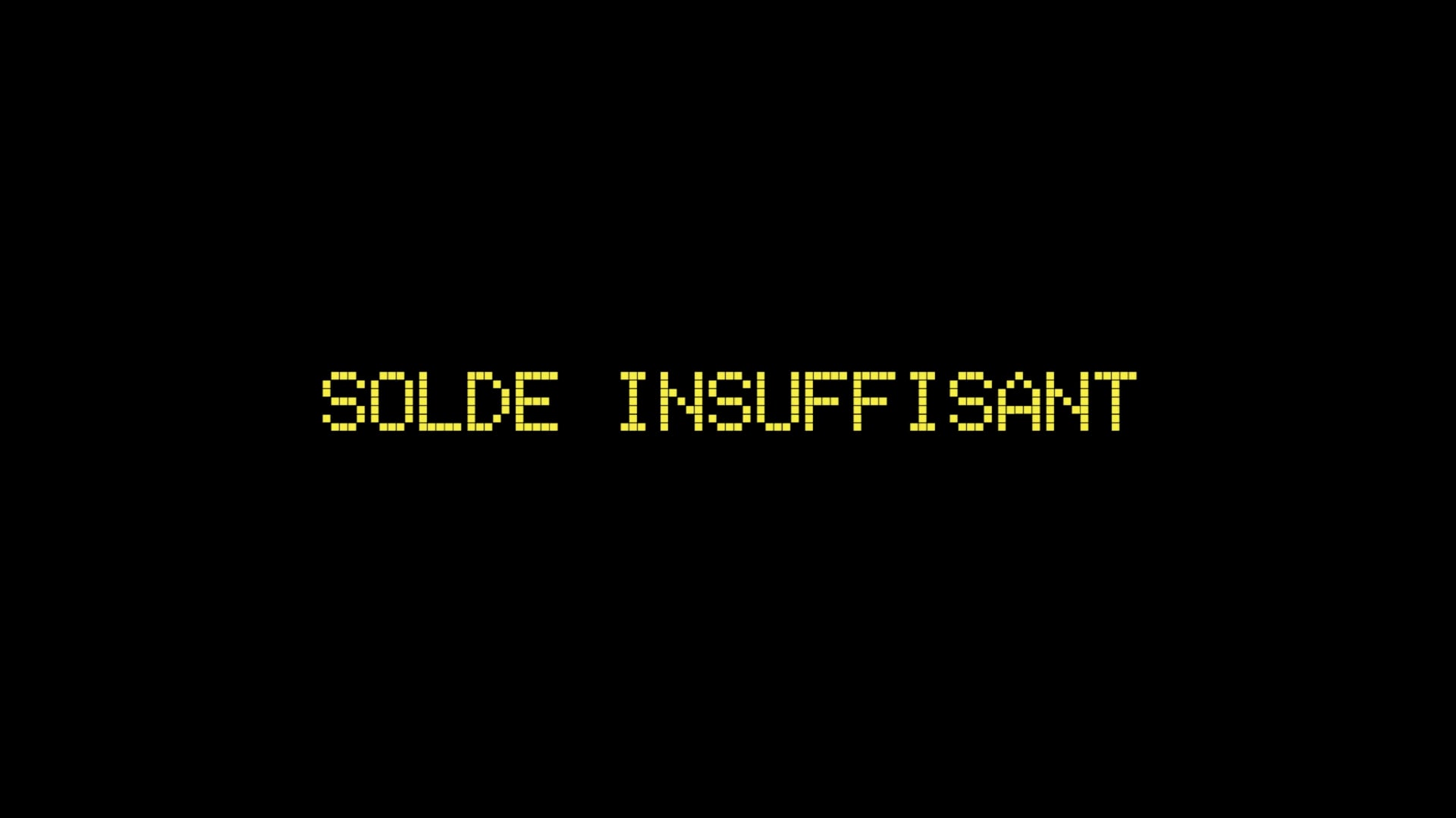 SOLDE INSUFFISANT on Vimeo