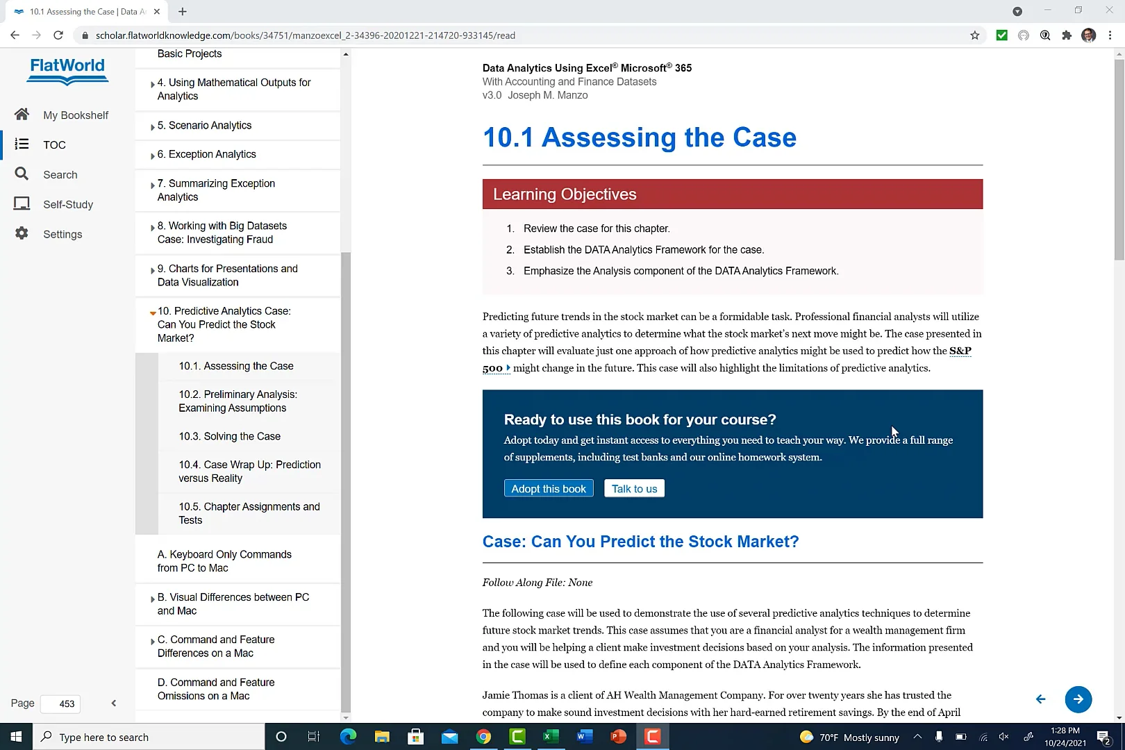 ACIS 1504_Chapter 10_Data Project 13_Adding Data Analysis Tools