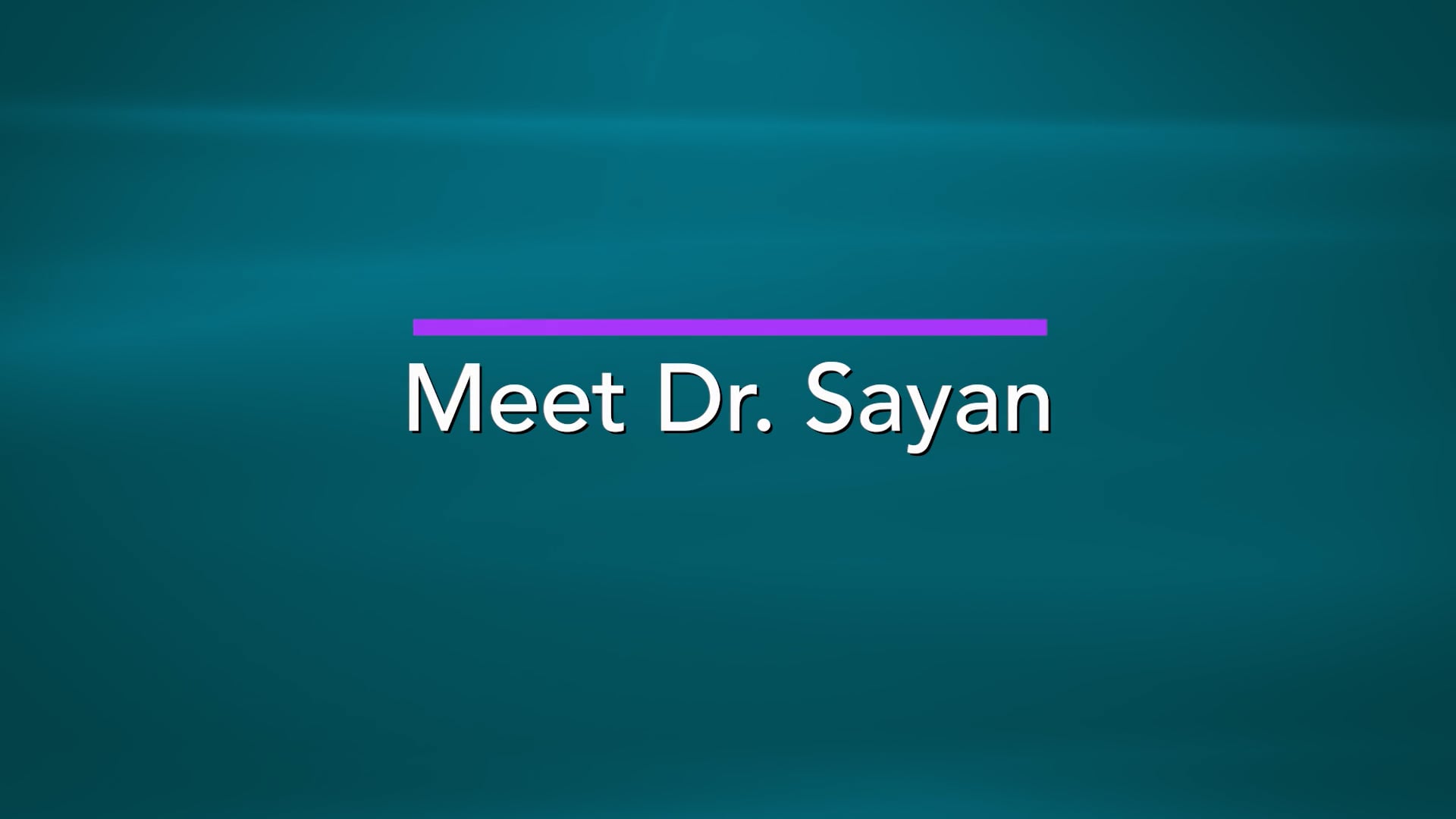 Meet Dr. Ardalan Sayan.mp4 on Vimeo