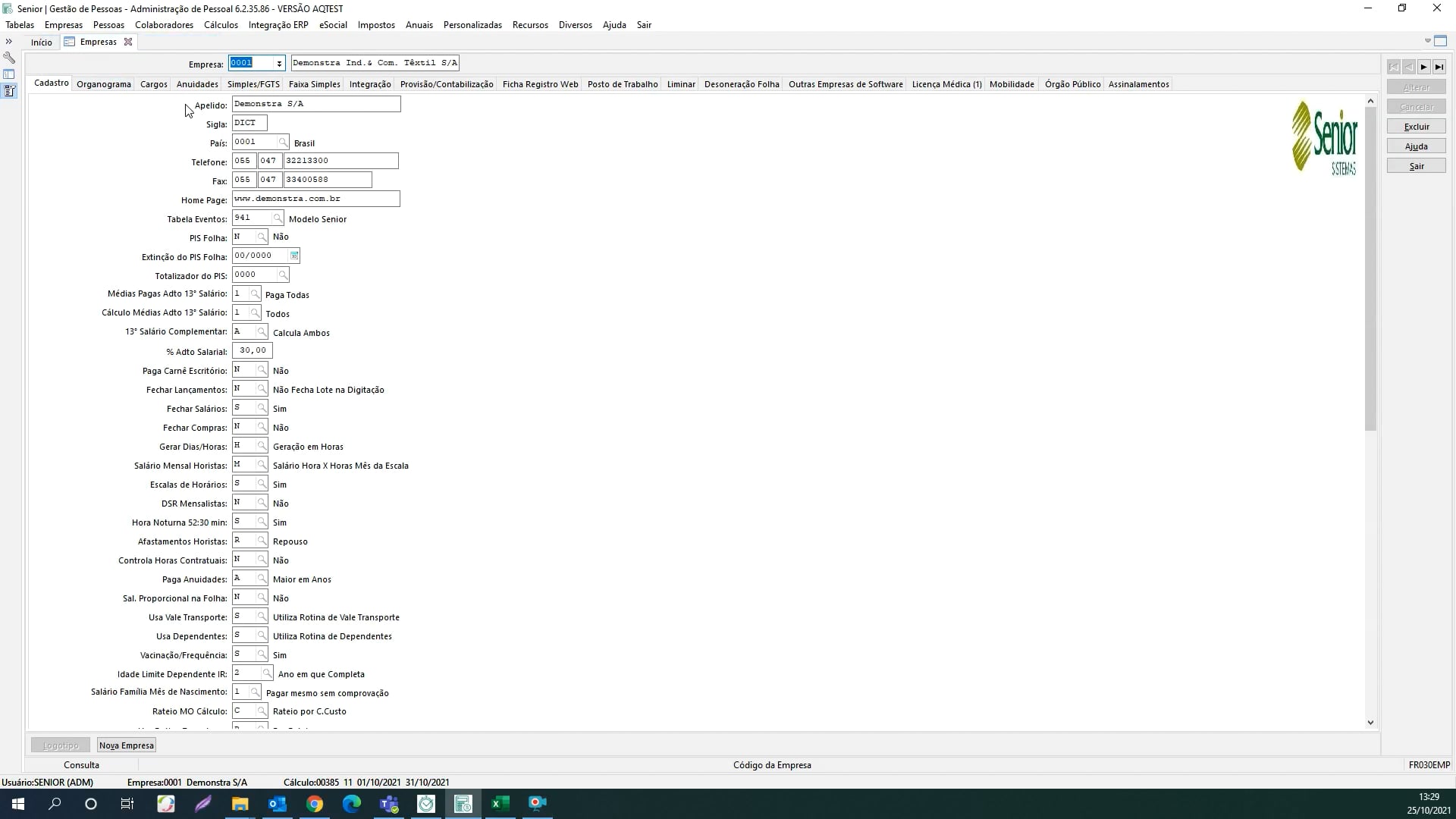 CTS Cadastro da Empresa on Vimeo
