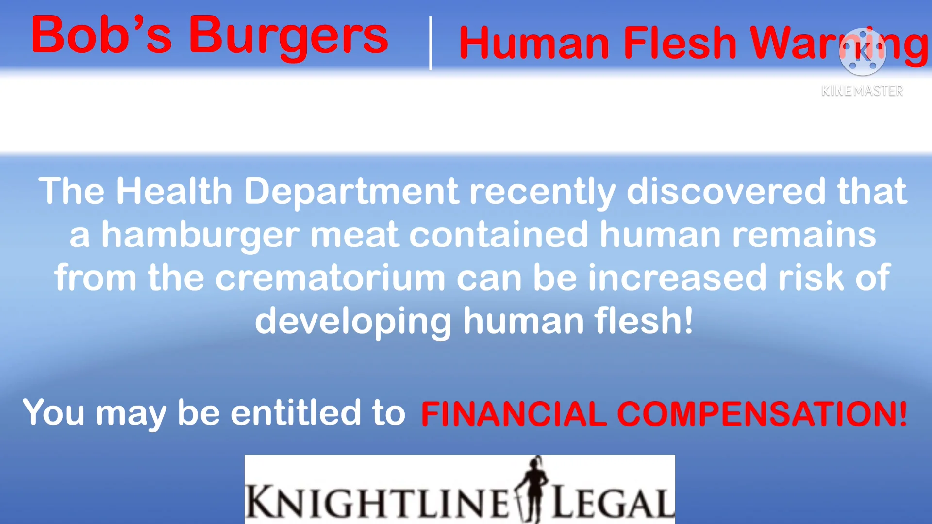 (Fanmade) Knightline Legal Human Flesh