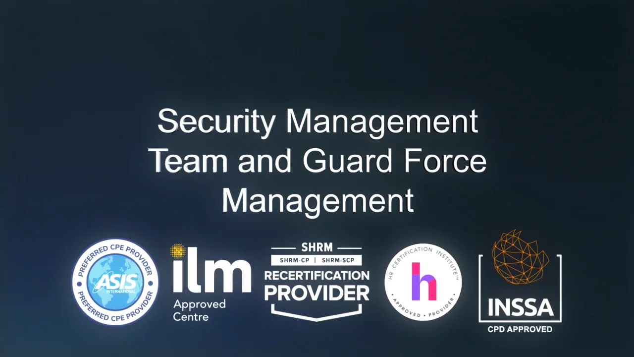 LMS Bundle_NGO_Security Management Team and Guard Force Management ...