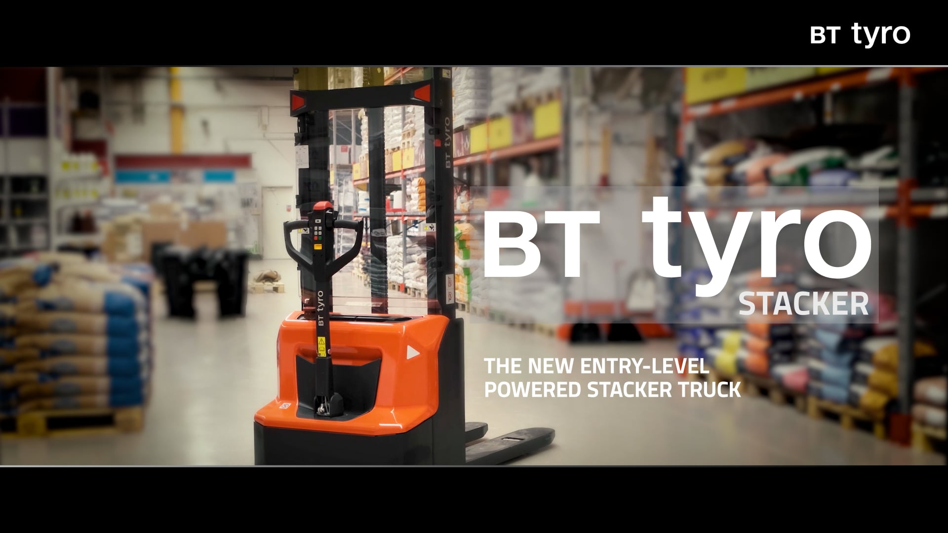 BT Tyro stacker creep speed on Vimeo