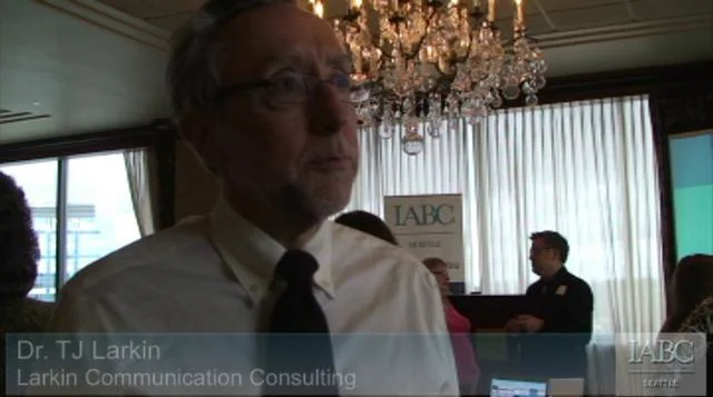 IABC Seattle 2011 - Interview with Dr. TJ Larkin on Vimeo