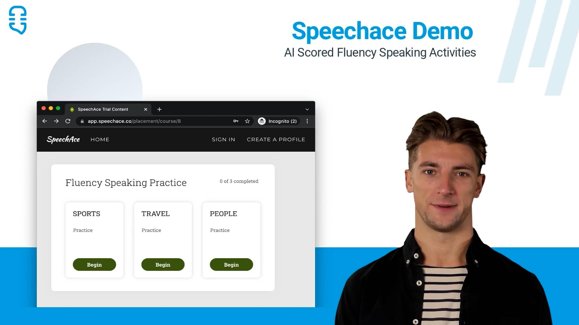 Speechace Demo (Fluency Activities) on Vimeo