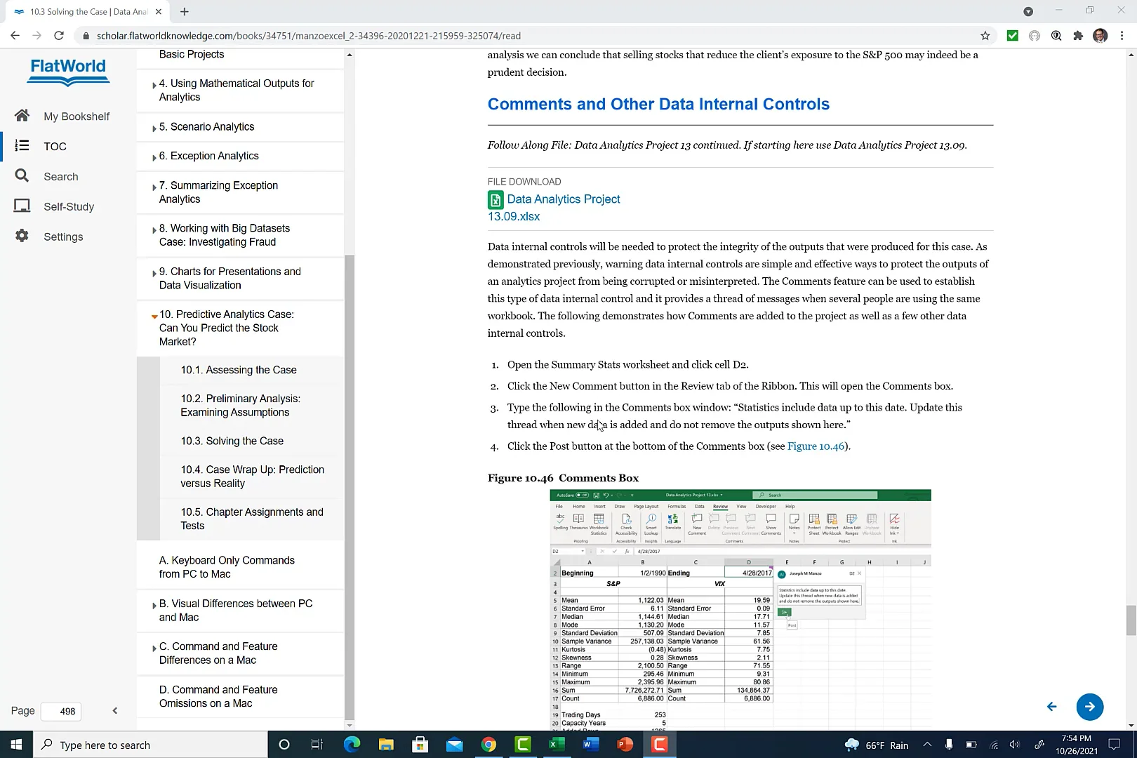 ACIS 1504_Chapter 10_Data Project 13_Comments and Other Data Internal ...
