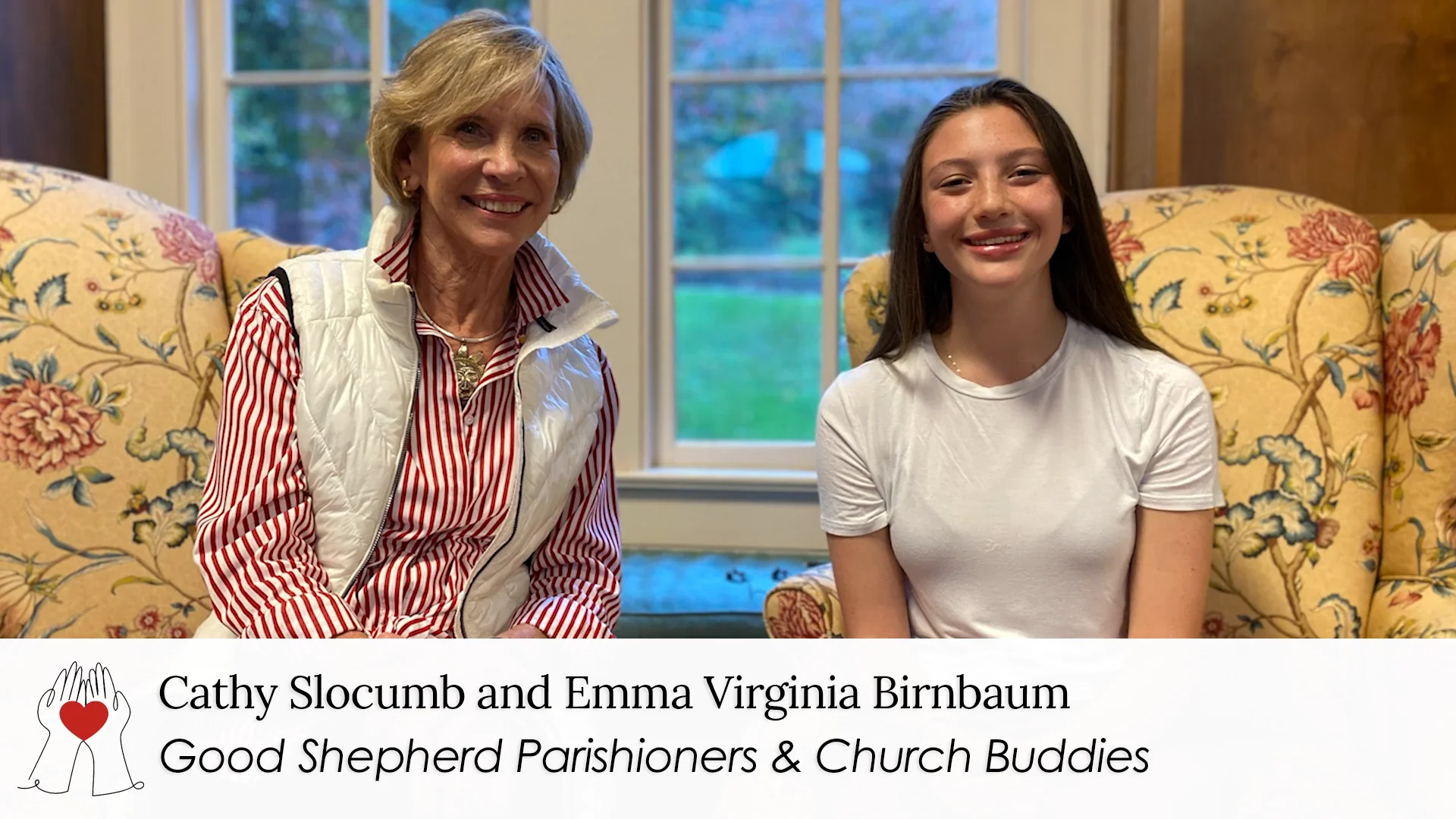 Cathy Slocumb & Emma Virginia Birnbaum, church buddies