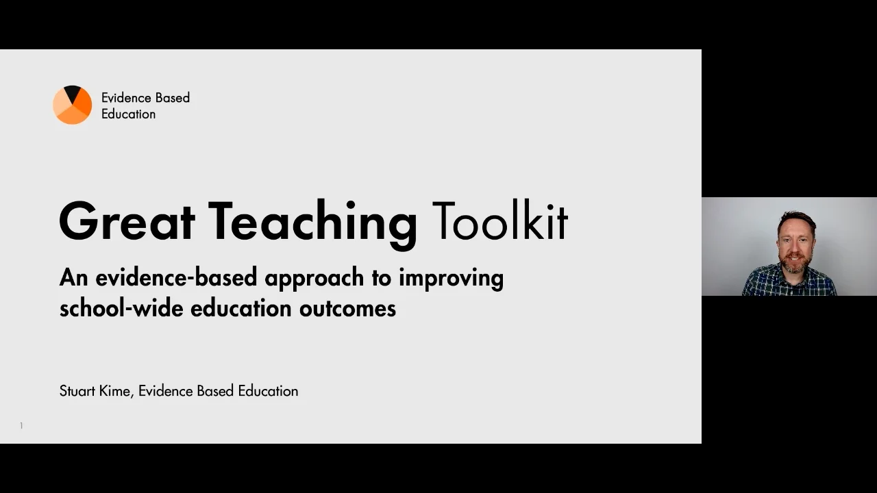 An introduction to the Great Teaching Toolkit