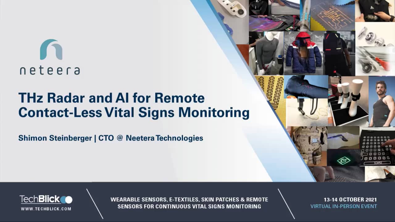 Neteera | THz Radar and AI for Remote Contact-Less Vital Signs ...