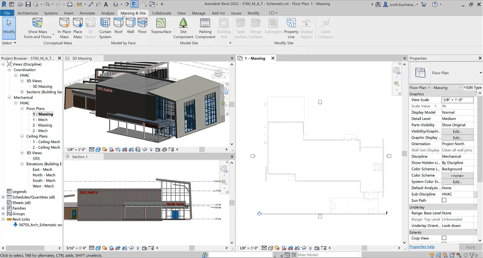 01 - Revit Systems Analysis - Massing on Vimeo