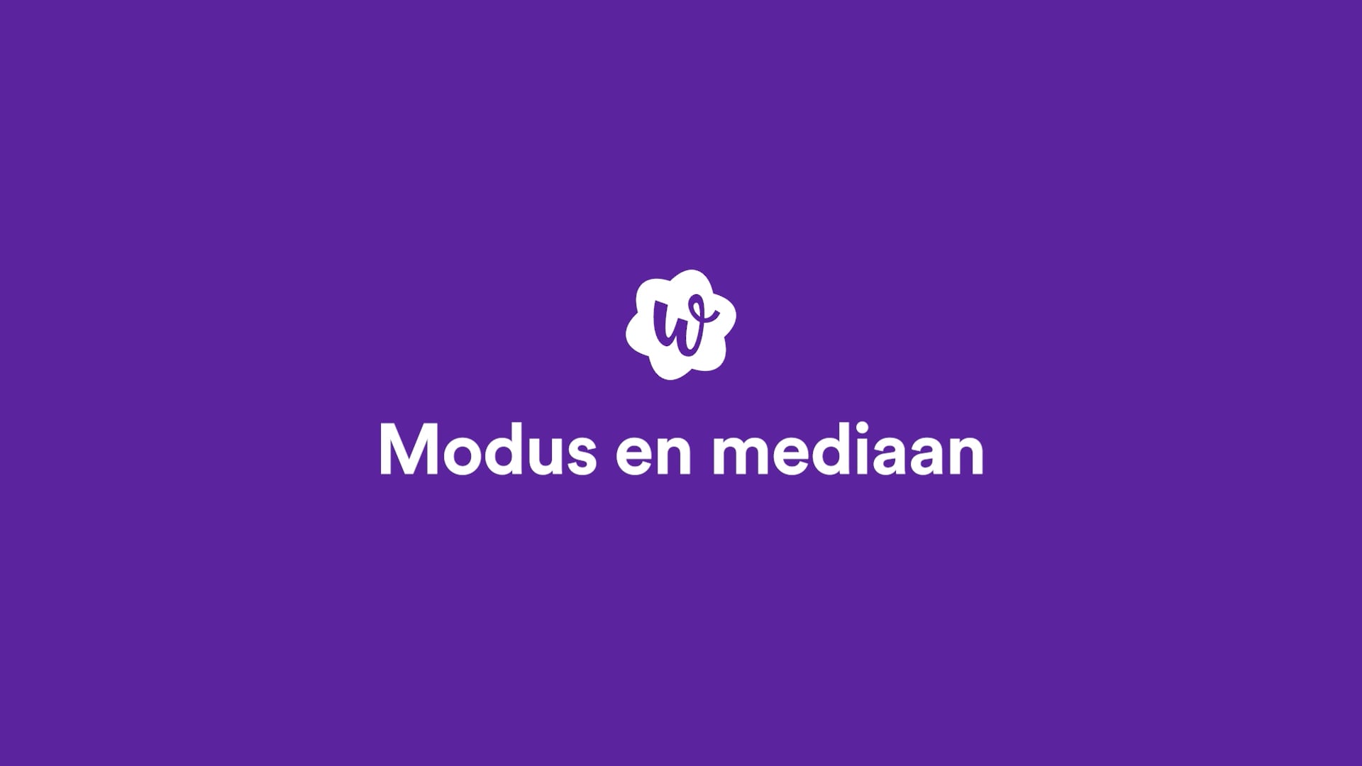 Modus en mediaan oefenen | StudyGo