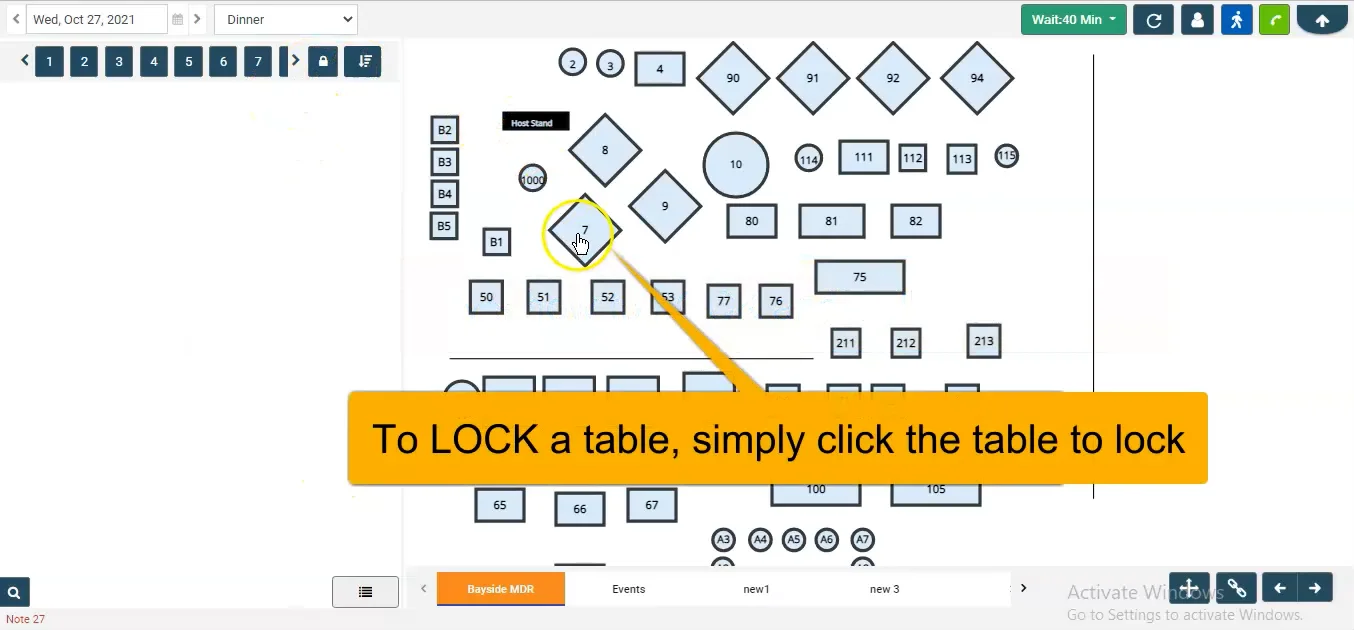 Locking and Unlocking Tables on Vimeo